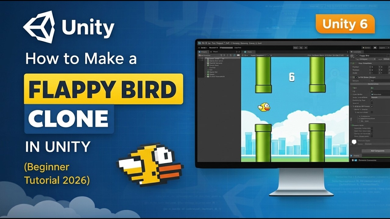 How to Make a Flappy Bird Clone in Unity (Beginner Tutorial 2026)
