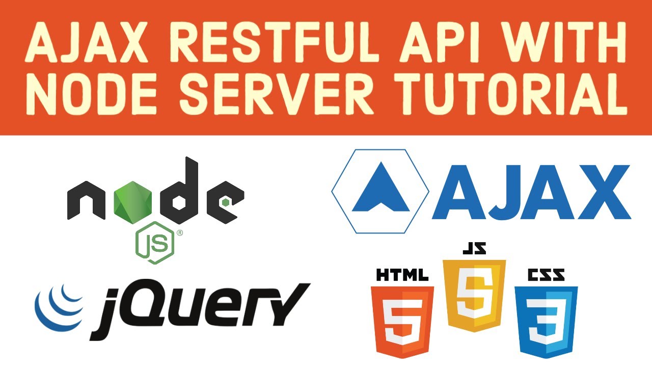 AJAX RESTful API Tutorial  Perform CRUD Operations with Node server