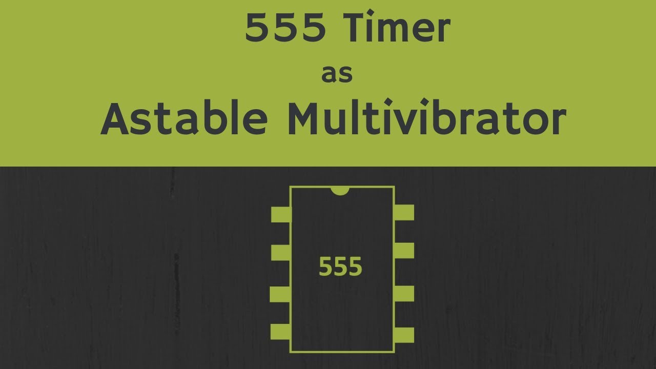 555 Timer as Astable Multivibrator (Working, Design and Derivations)