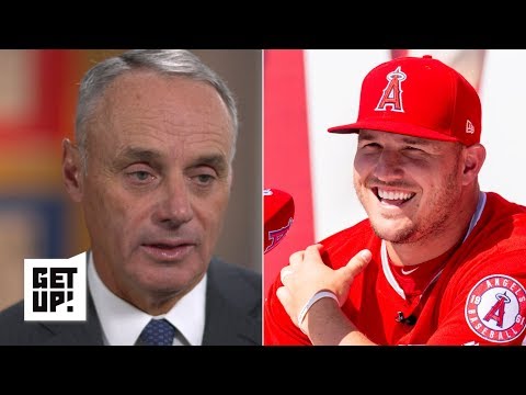 MLB commissioner Rob Manfred talks Harper & Trout deals, sports gambling and tanking | Get Up!