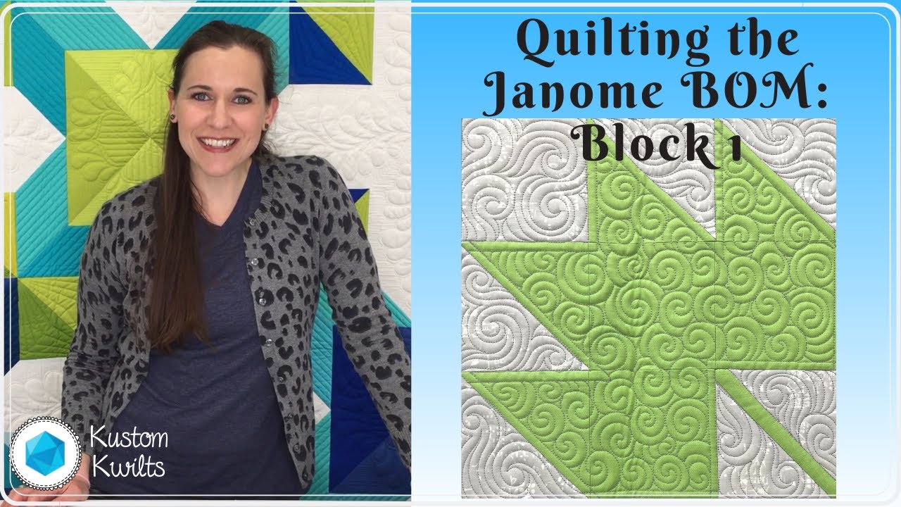 How to quilt a maple leaf block