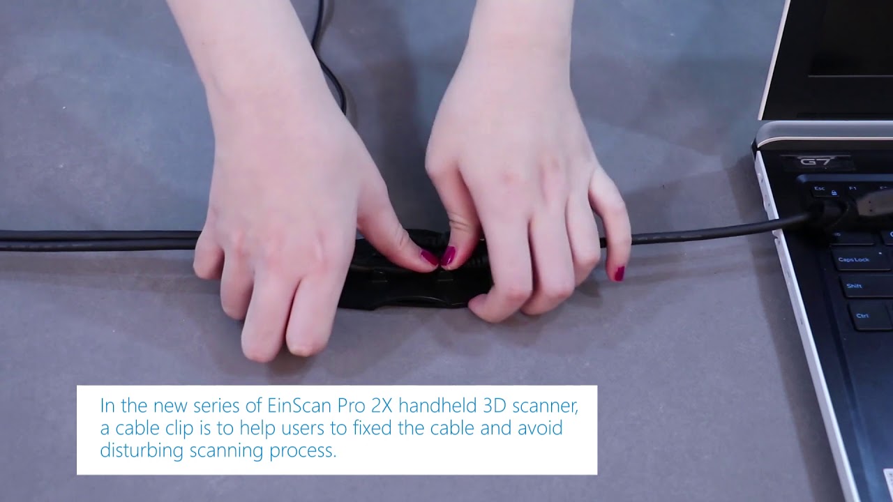 EinScan Pro 2X Using Tips Cable Clip  SHINING 3D | Go3DPro