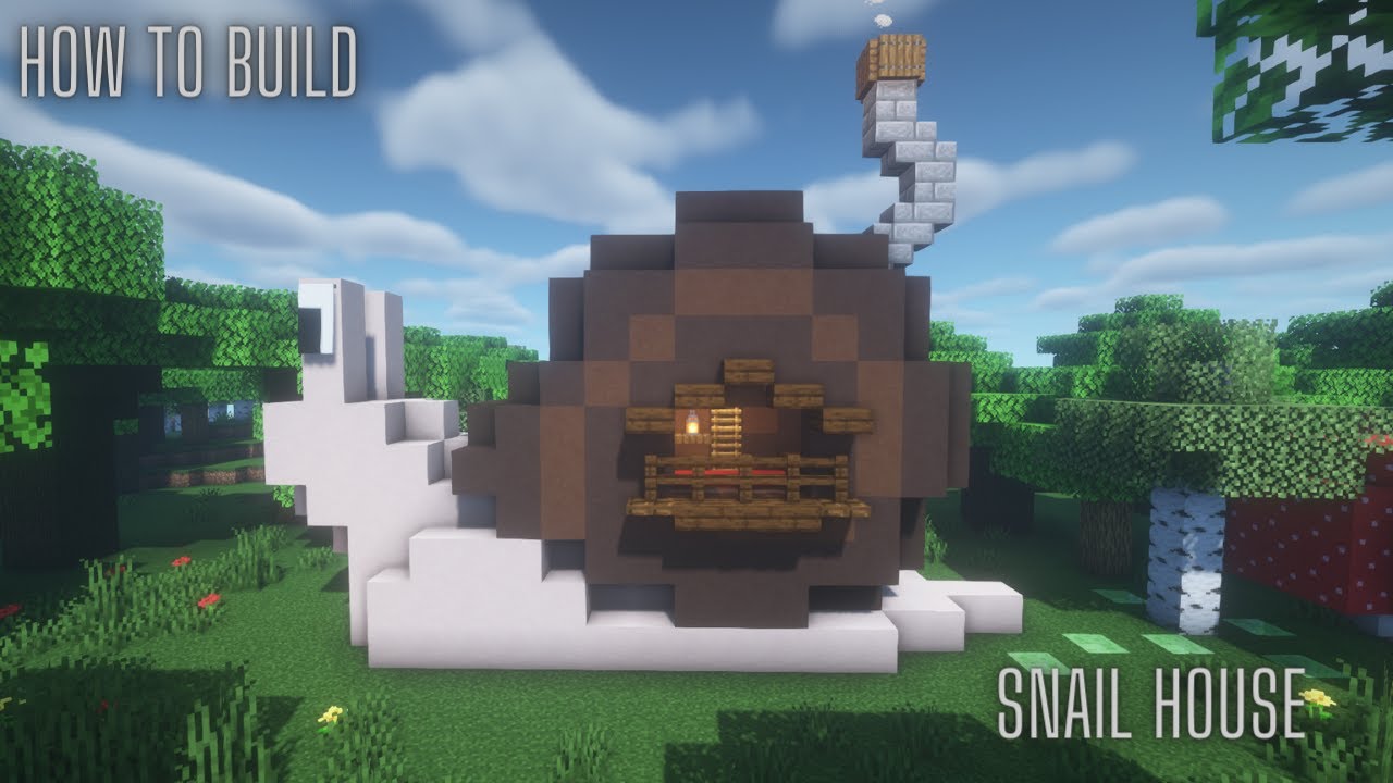 Minecraft: How to Build Snail House - Minecraft Builders