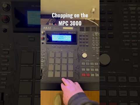 Chopping some samples on the #mpc3000