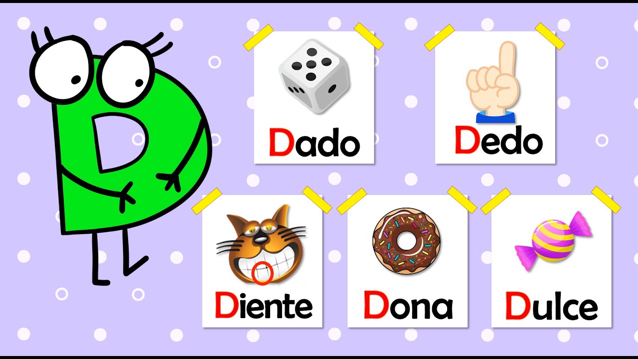 EASY LETTER D 🌀 LEARN TO READ SYLLABLES AND WORDS FAST WITH D / EDUCATIONAL VIDEOS FOR CHILDREN.