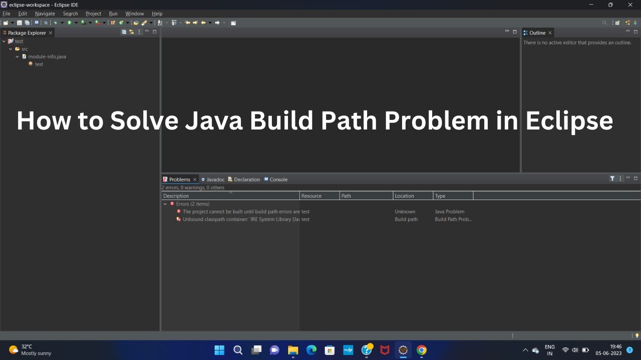 How to Solve Java Build Path Problem in Eclipse #javabulidpath||2023||