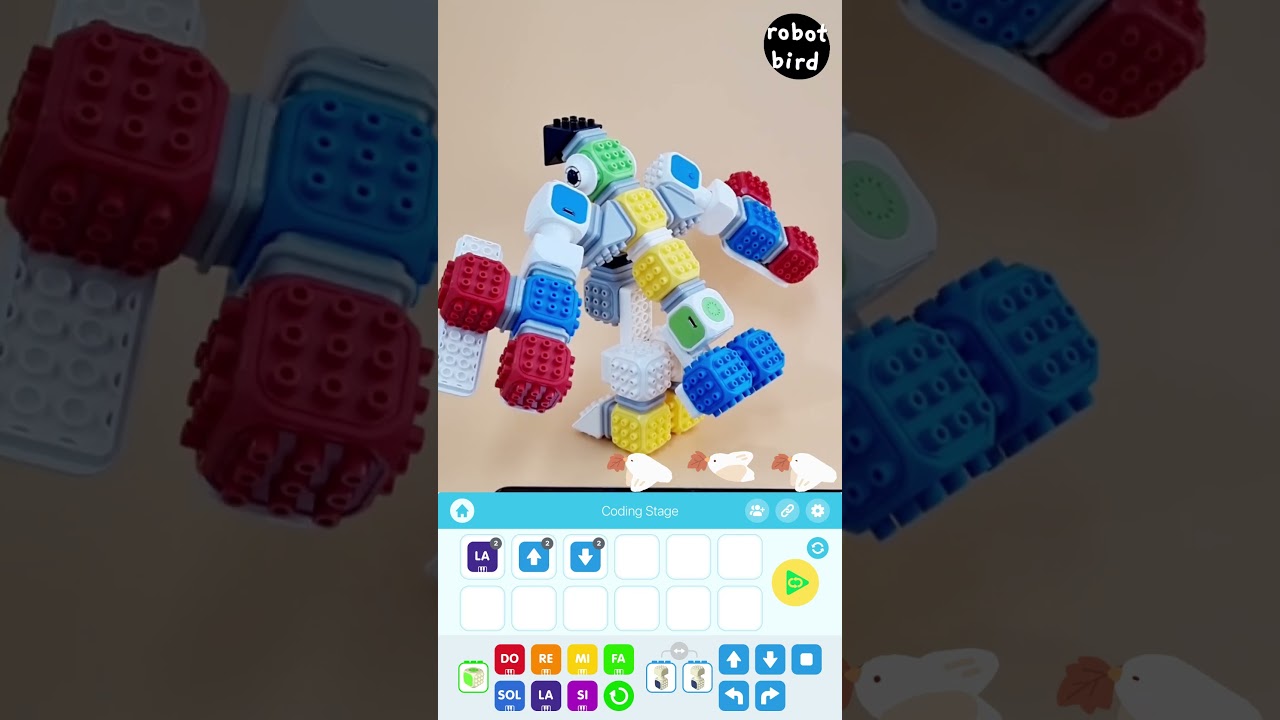 #cubroid #codingblocks #robot bird #stemeducation #blockcoding #kidscodingclasses #BirdInspiredRobot