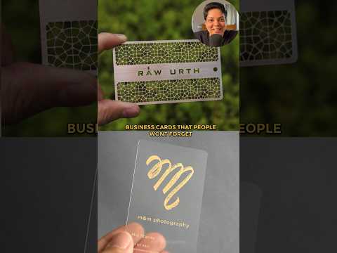 Business card aisa banao ki log bhool na sake - part - 1