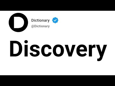 Discovery Meaning In English