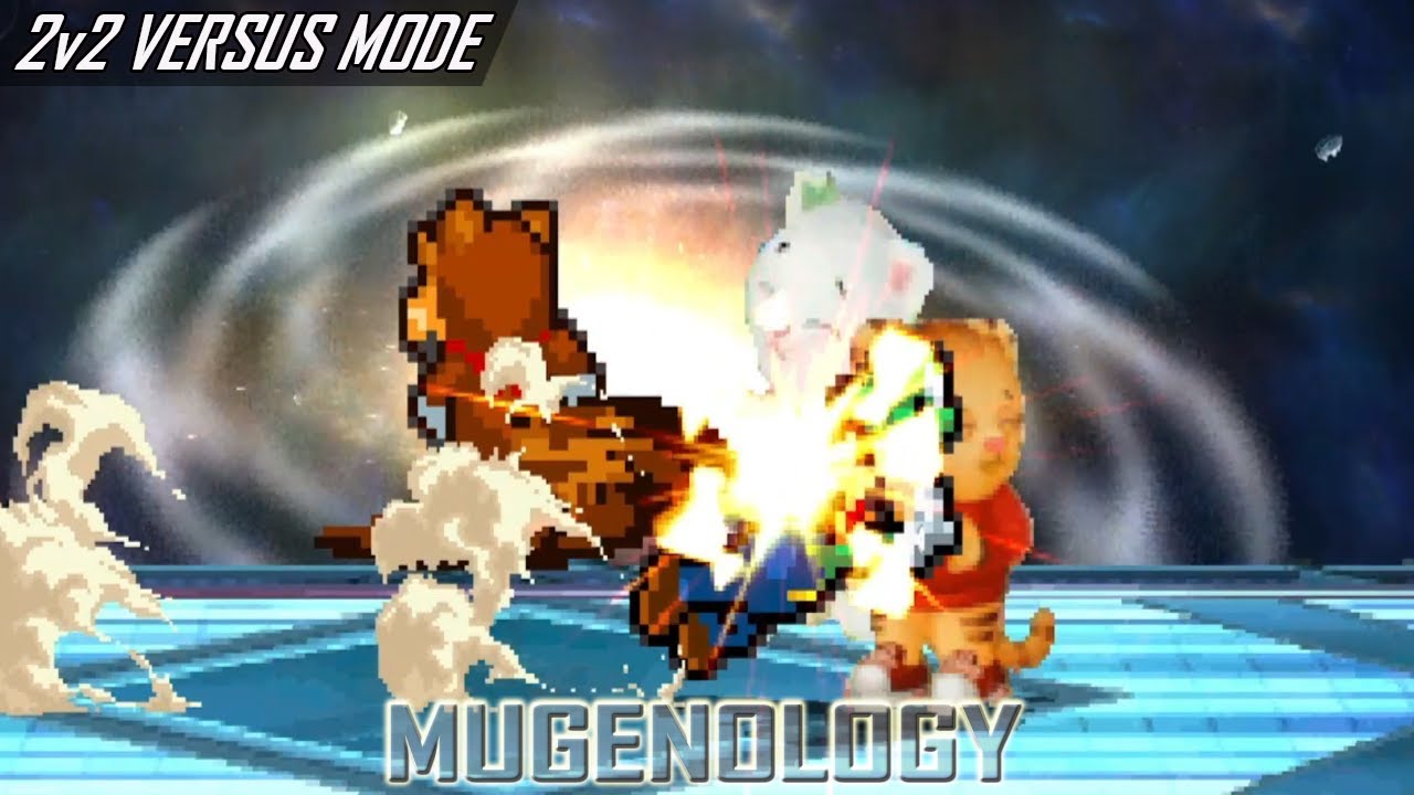 Super Better Mario & Super Better Luigi vs Daniel Tiger & Katerina Kittycat - MUGEN