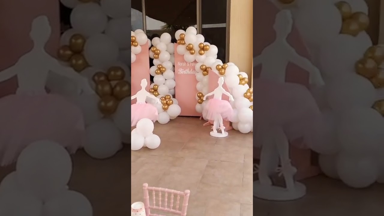 BALLERINA THEME BIRTHDAY PARTY #short