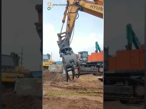 Grab Bucket - Excavator Handling Bucket Latest Price, Manufacturers ...