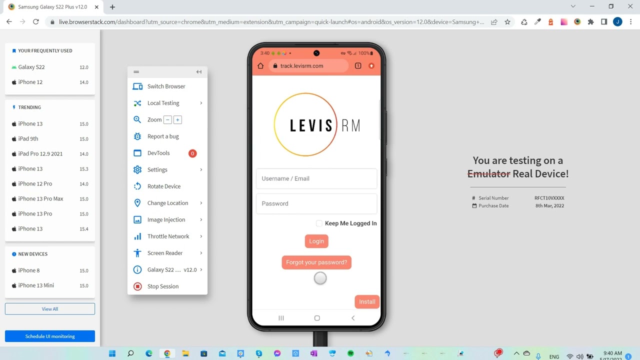 Installing a PWA on an Android Device