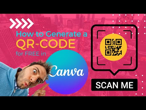 How to generate a QR code, with Canva