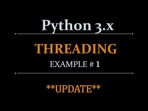 Python Threading Tutorial - Threading Example #1 Image Downloading (update)