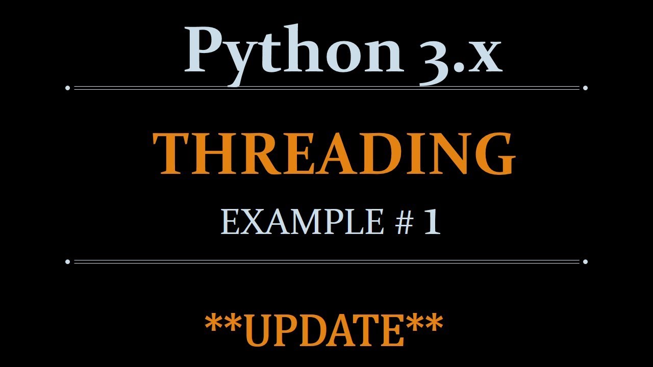 Python Threading Tutorial - Threading Example #1 Image Downloading (update)