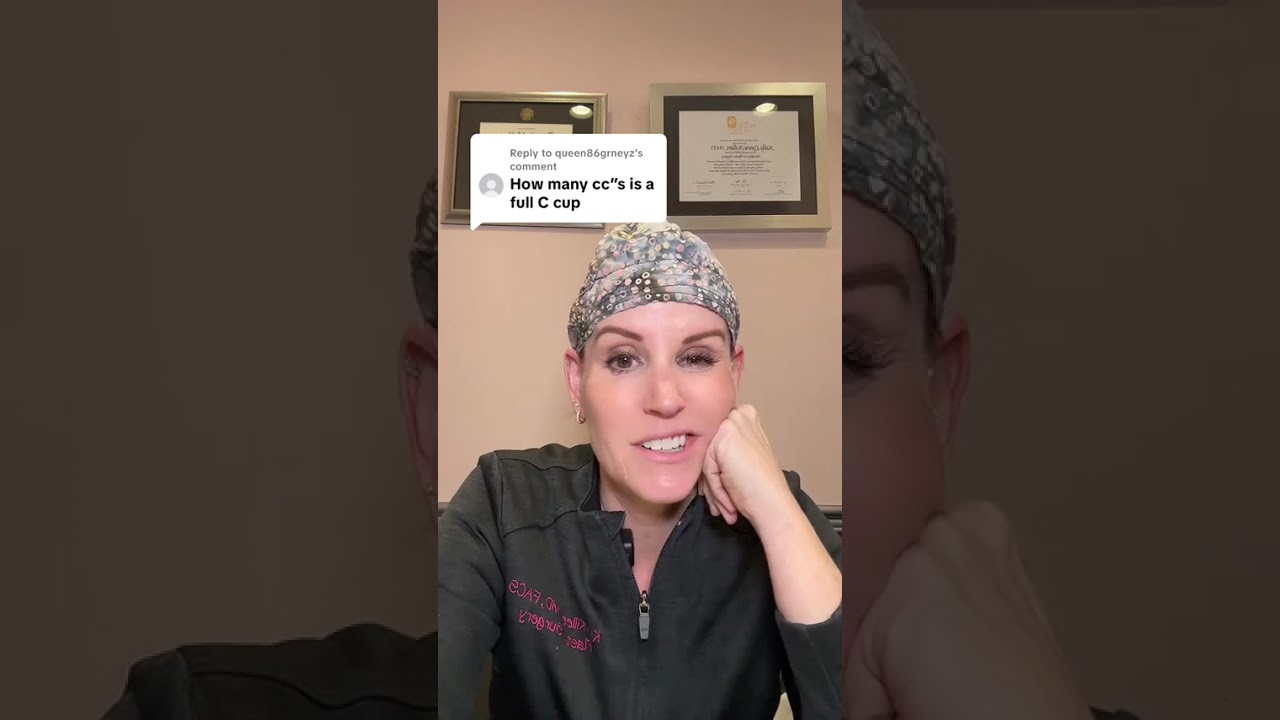 How many cc's is a full C cup?
