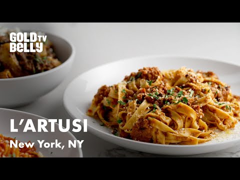 Watch L’Artusi’s Executive Chef Joe Vigorito Cook Up Their Signature Italian Classics