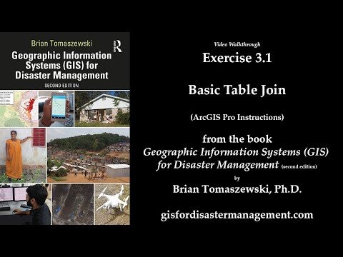 Exercise 3-1: Basic Table Join (ArcGIS Pro Video Walkthrough) #Book #GIS #Disasters #Education