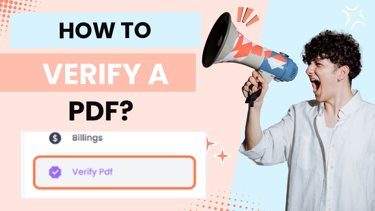 How to Verify a PDF
