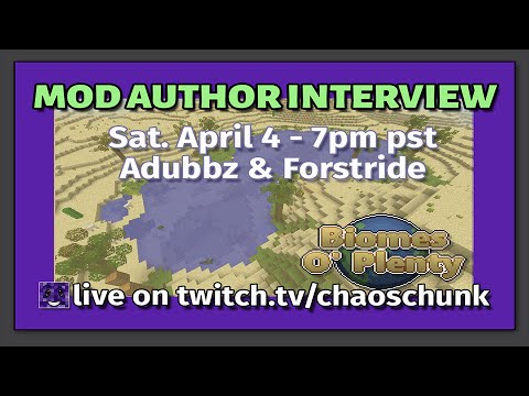 Mod Author Interview - Biomes o Plenty