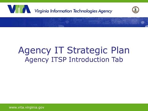 Agency IT Strategic Plan tab