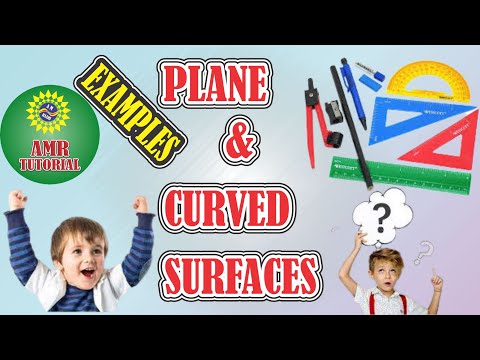PLANE AND CURVED SURFACES || GEOMETRY WITH EXAMPLES