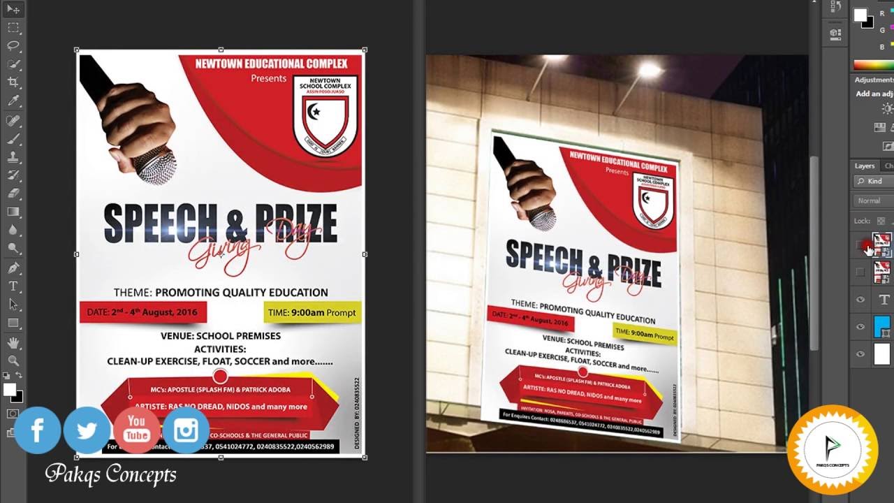 A4 Free Psd Flyer Mockup