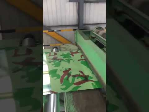 Army camouflage pattern ppgi ppgl for house roofing sheets
