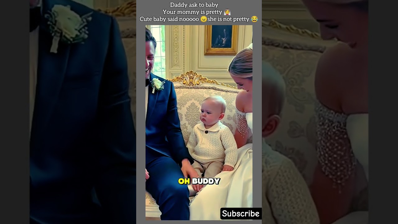 Baby say 🗣️: mommy is not pretty 👰😂  #cutebaby #funny #cute #smallbaby