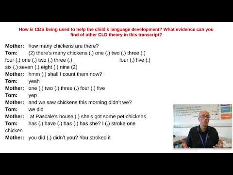 English Language A Level Analysing CDS Features Paul Heselton