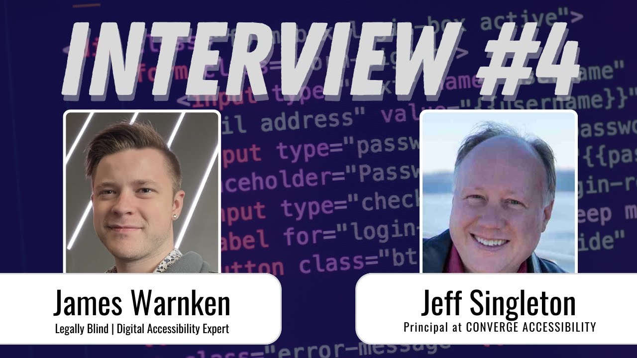 Exploring Accessibility with Jeff Singleton | Interview #4