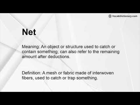 Net Meaning
