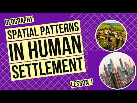 Identifying Significant Spatial Patterns in Human Settlement on a Global Scale