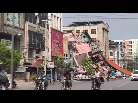 Powerful earthquake rocks Myanmar and Thailand and kills more than 150 people