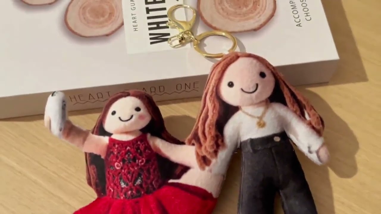 Plush doll keychain video | Personal Gifts Australia
