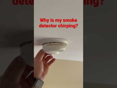 The most common reason your smoke detector is chirping