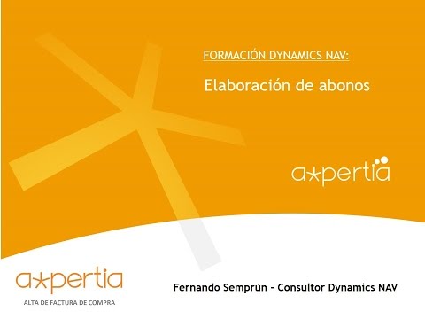 Axpertia Formación NAV: Elaboración de Abonos