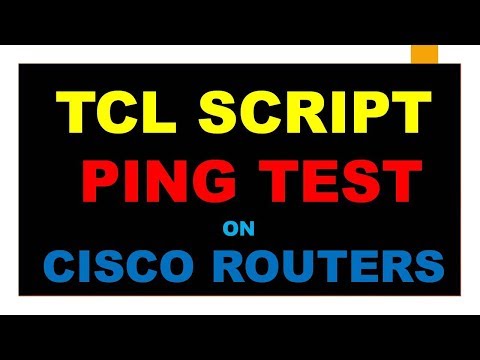 Tcl-Script (Ping Test) on Cisco Routers || How its works? || How to create TCL script for Ping Test?