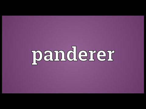 Panderer Meaning