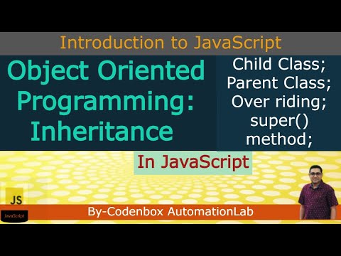 JS_Part 20_OOP: Inheritance, Overriding and super() method in JavaScript
