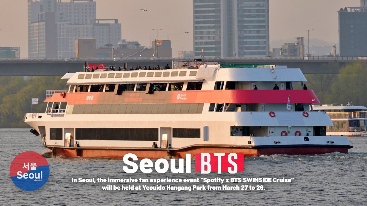 Immersive BTS Fan Event in Seoul | Spotify x BTS SWIMSIDE Cruise