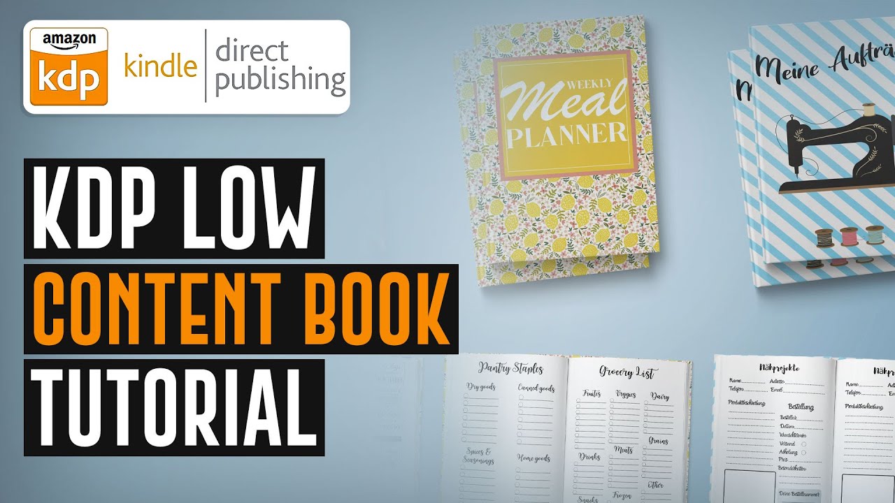 KDP Low Content Book Tutorial | EASY Tutorial For Beginners (2026)
