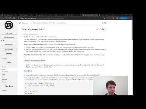 Easy Rust 073: Traits part 10 - AsRef
