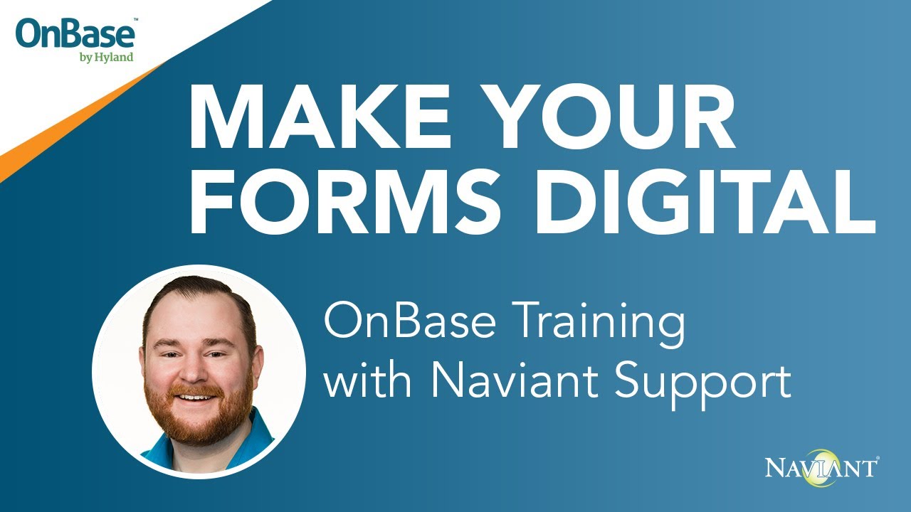 How to Make Digital Forms with OnBase Unity & Image Forms (2020)