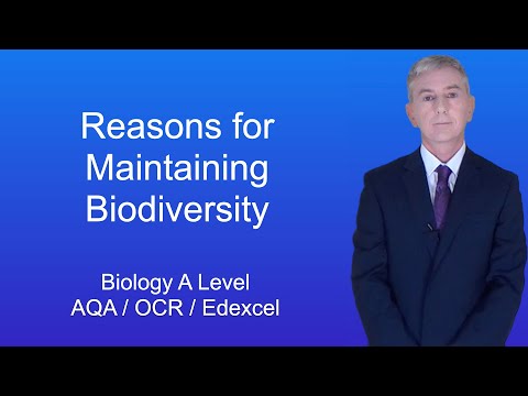 A Level Biology Revision "Reasons for Maintaining Biodiversity"