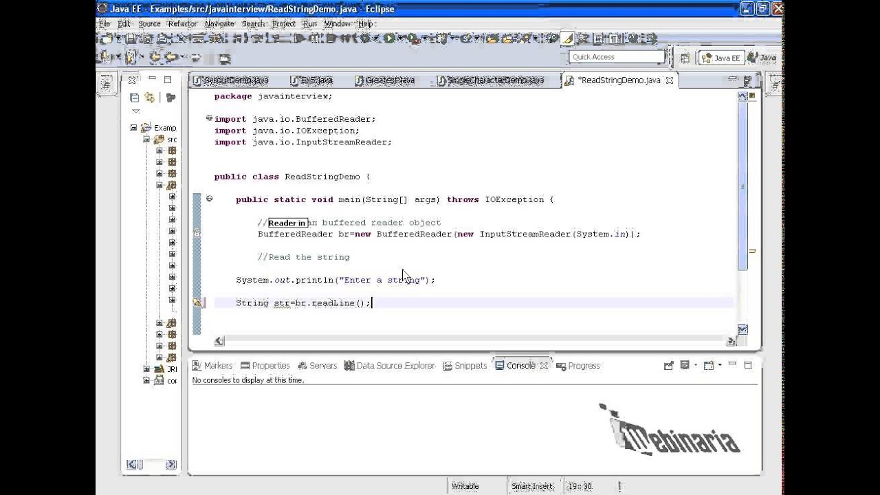 How to read string from keyboard in java?