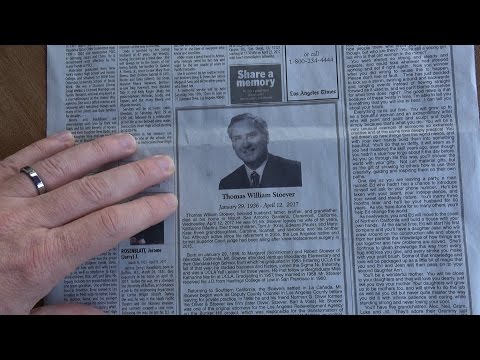 My Father's Obituary