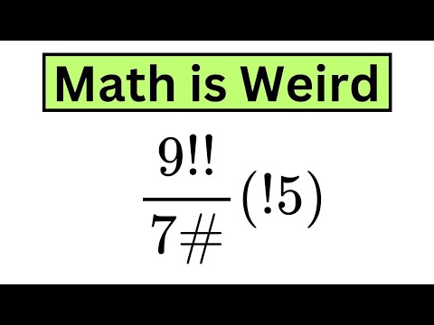 What Do 9!!, 7# and !5 Mean? Rare Math Symbols Explained Visually