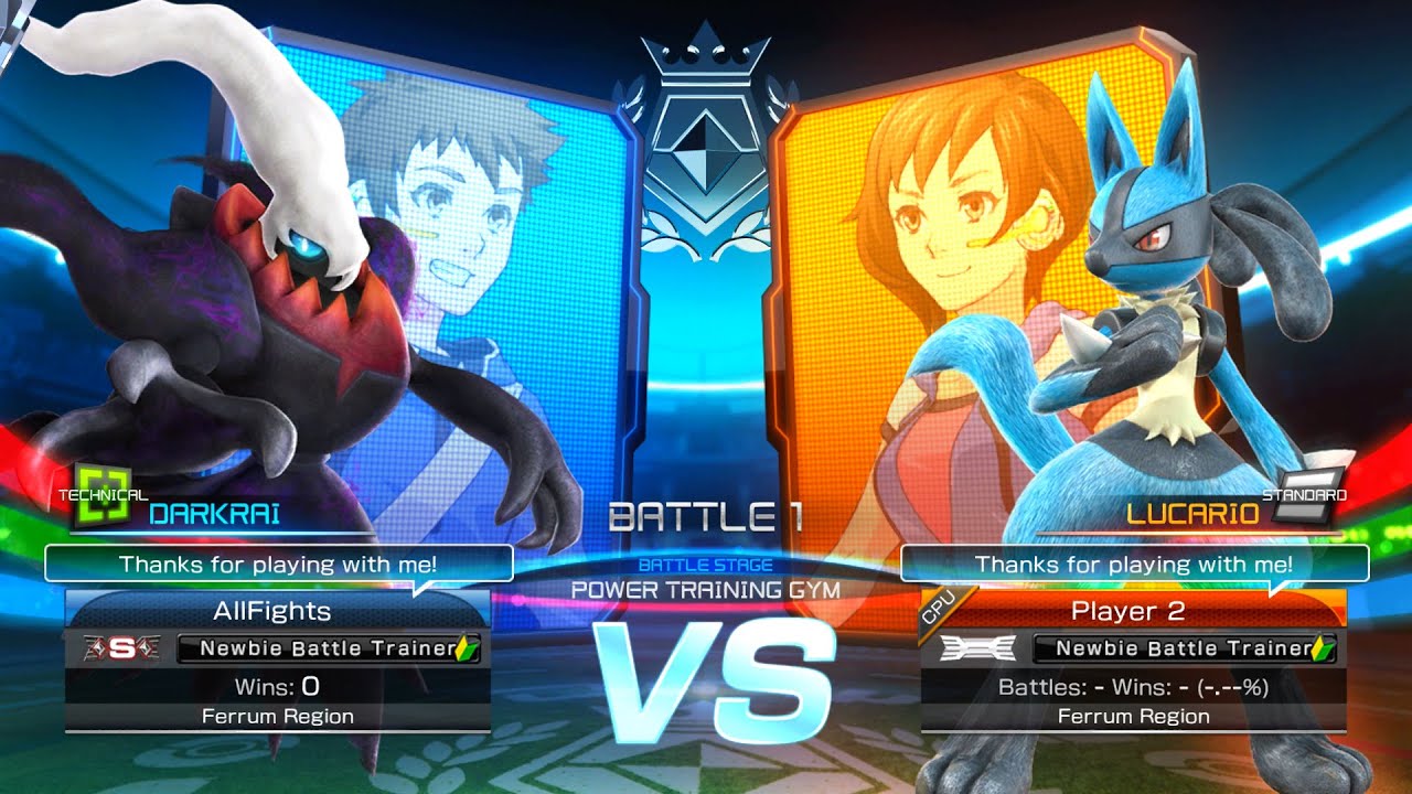 Darkrai vs Lucario - Pokkén Tournament DX